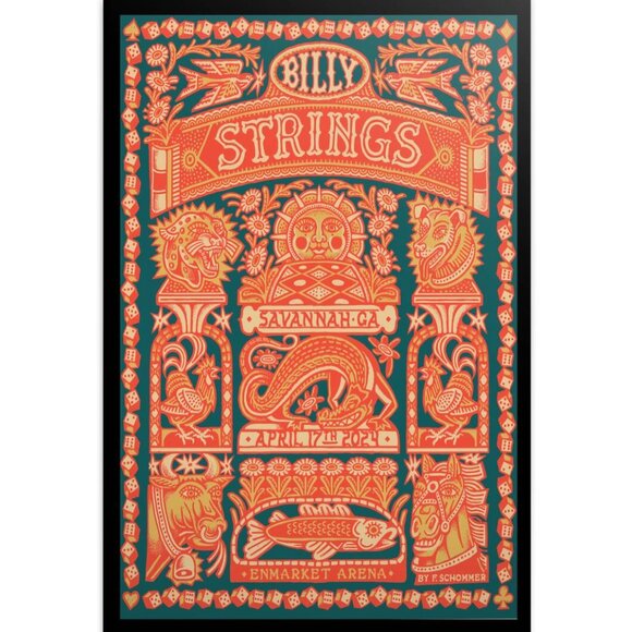 Art | Billy Strings Event Enmarket Arena Savannah Ga Usa April 17 224 ...